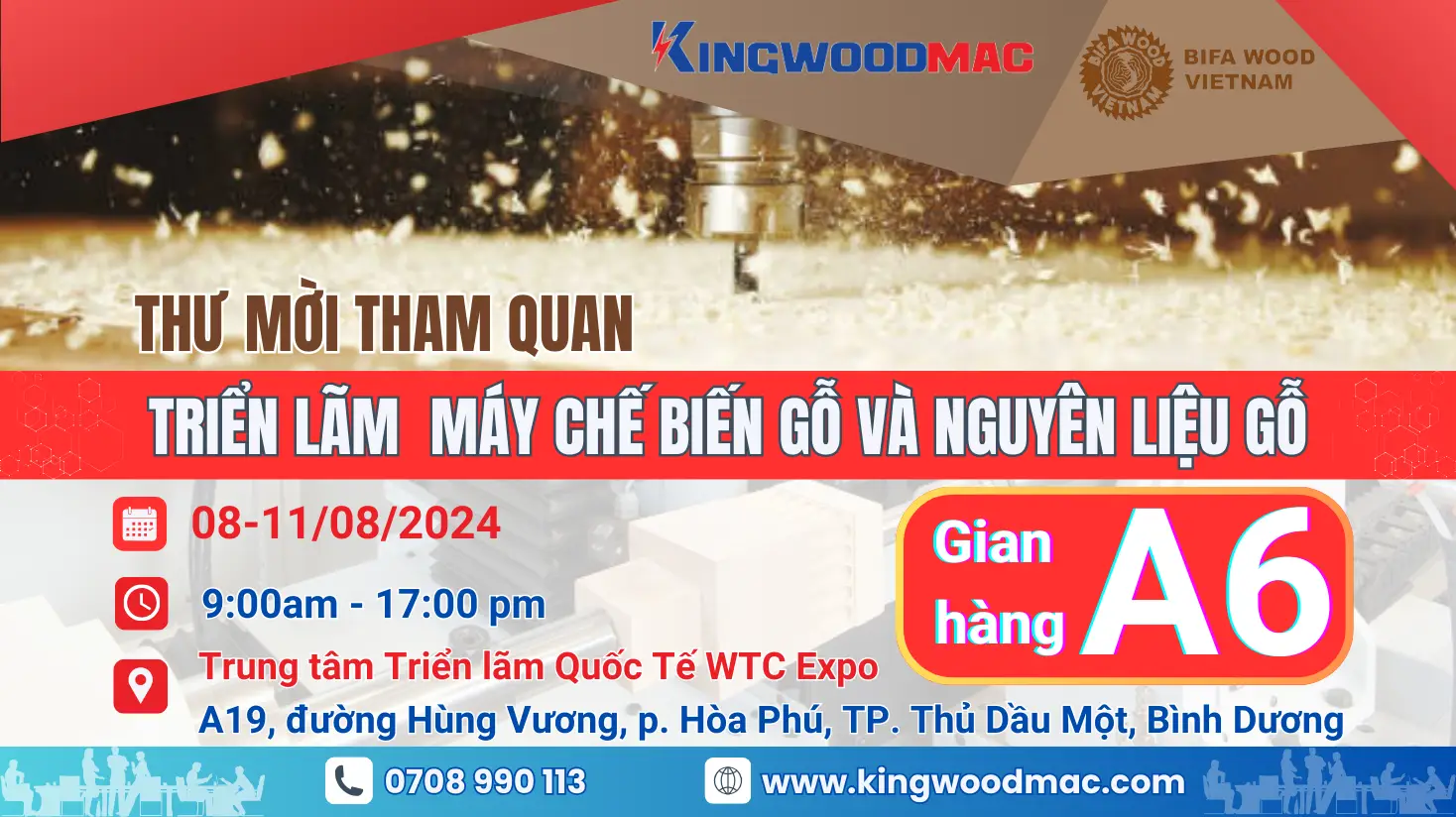 THƯ MỜI THAM QUAN TRIỂN LÃM BIFA WOOD 2024